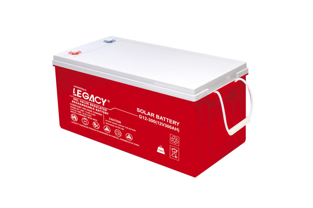 LEGACY GEL 12V 300AH VALVE REGULATED RECHARGEABLE BATTERY ...
